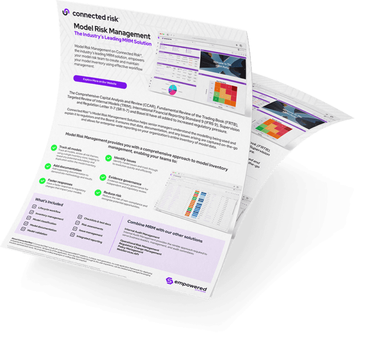 Model Risk Management on Connected Risk™ | The industry's leading model ...