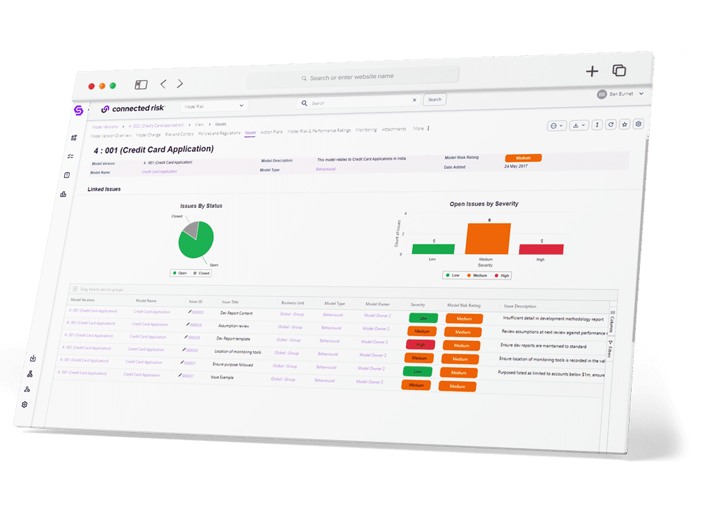 Model Risk Management on Connected Risk™ | The industry's leading model ...