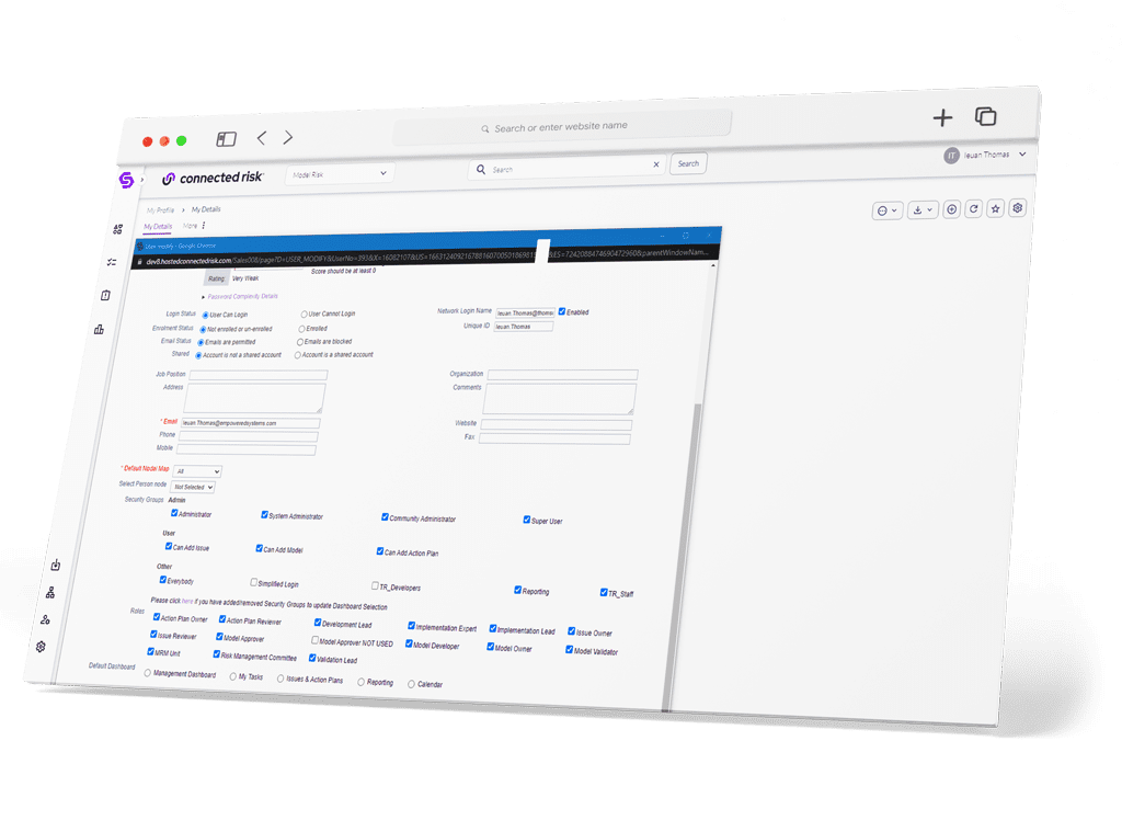 Model Risk Management on Connected Risk™ | The industry's leading model ...